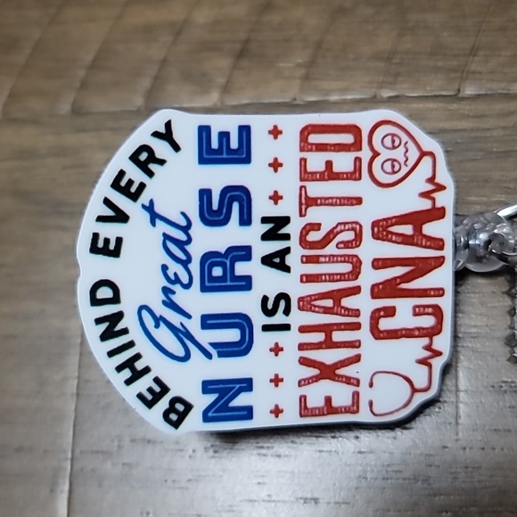 Accessories | Exhausted Cna Badge Reel | Poshmark